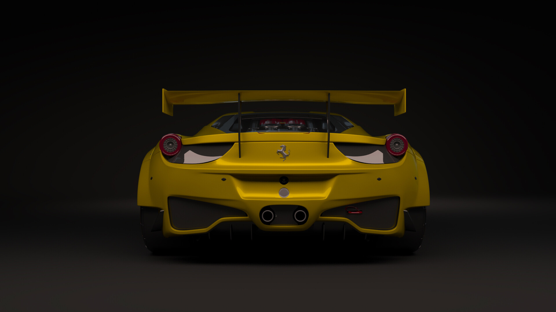 ArtStation - Ferrari 458 GT4 - Study of light