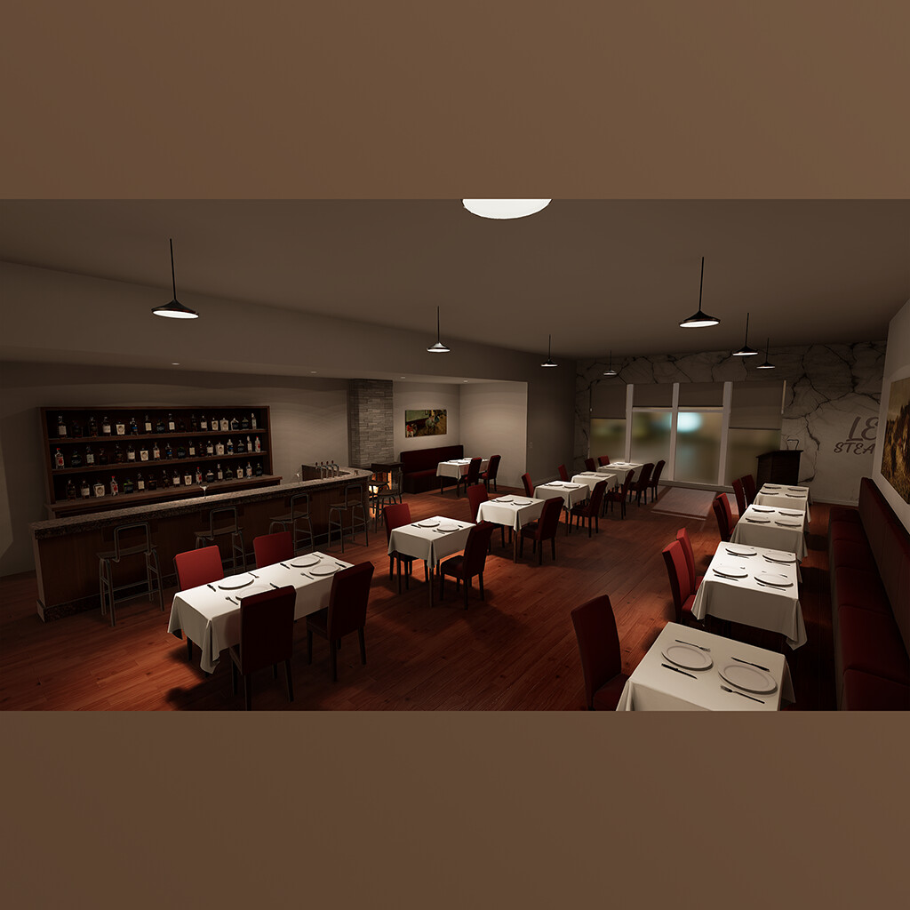 ArtStation - Restaurant VR Project
