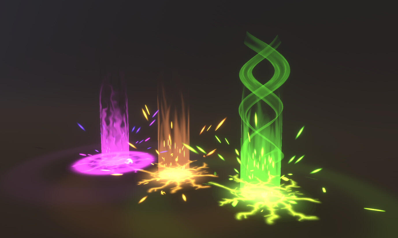 ArtStation - AoE Effects made with Unity
