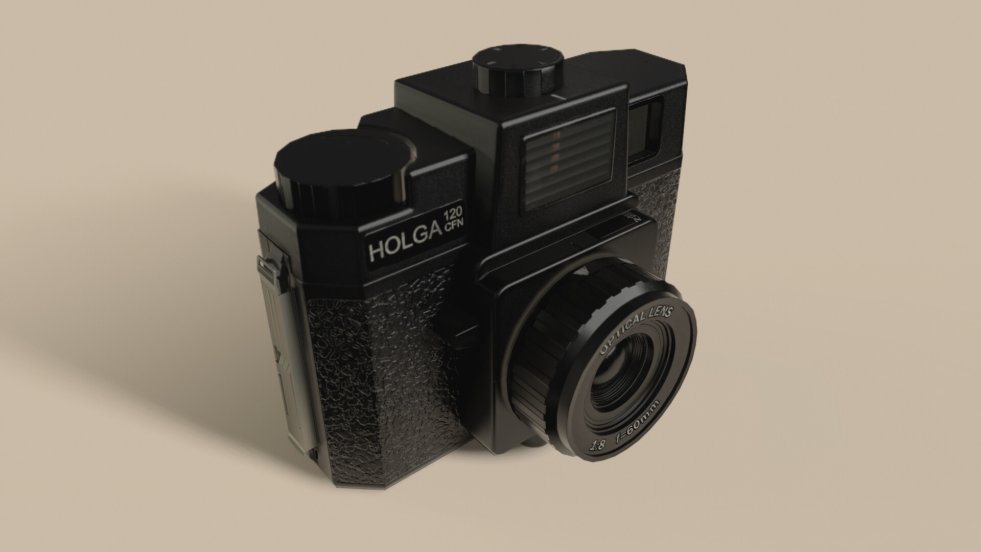 ArtStation - Game-ready prop (Holga camera)