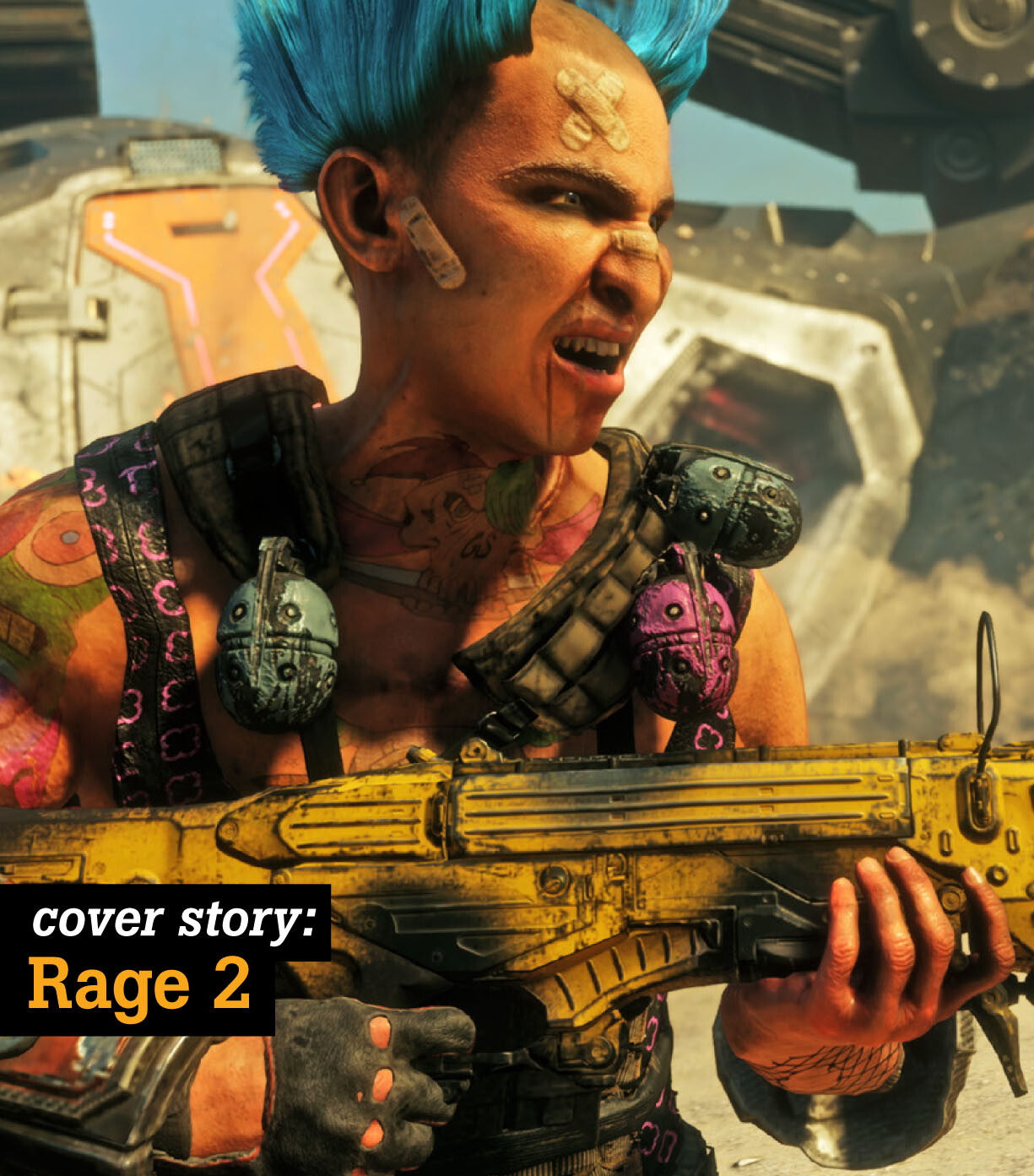 Digital Frontiers - Rage 2 Game Informer Cover Article Screenshots