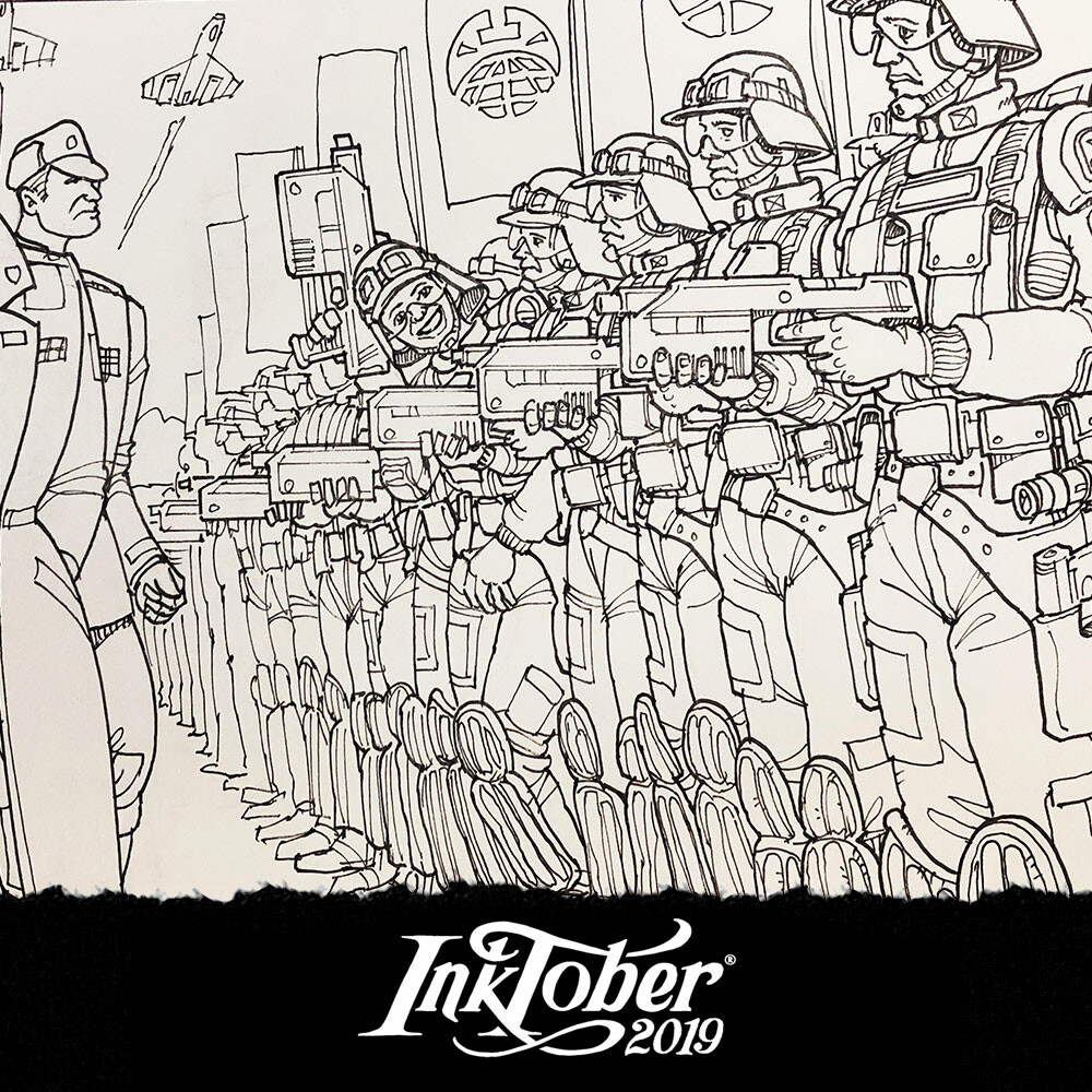 ArtStation - INKTOBER 2019: 18 "MISFIT"