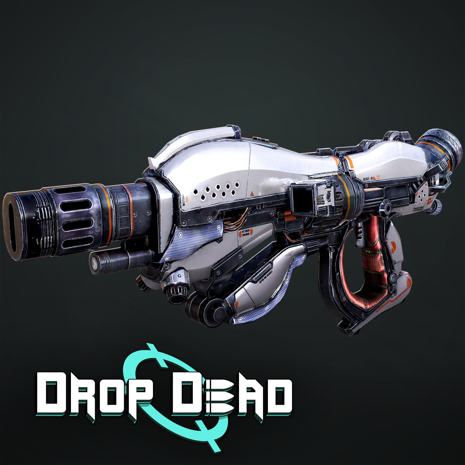 ArtStation - Drop Dead VR Mobile Pistol Assets