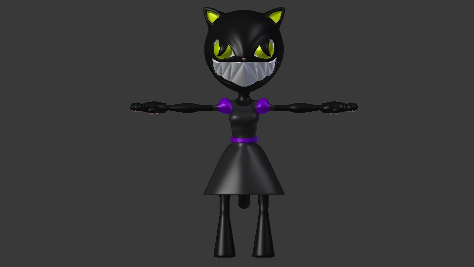 ArtStation - cat girl model