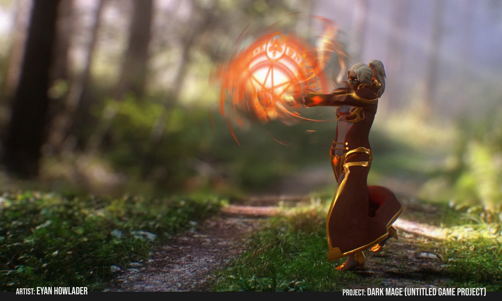 ArtStation - Dark Mage (Female)