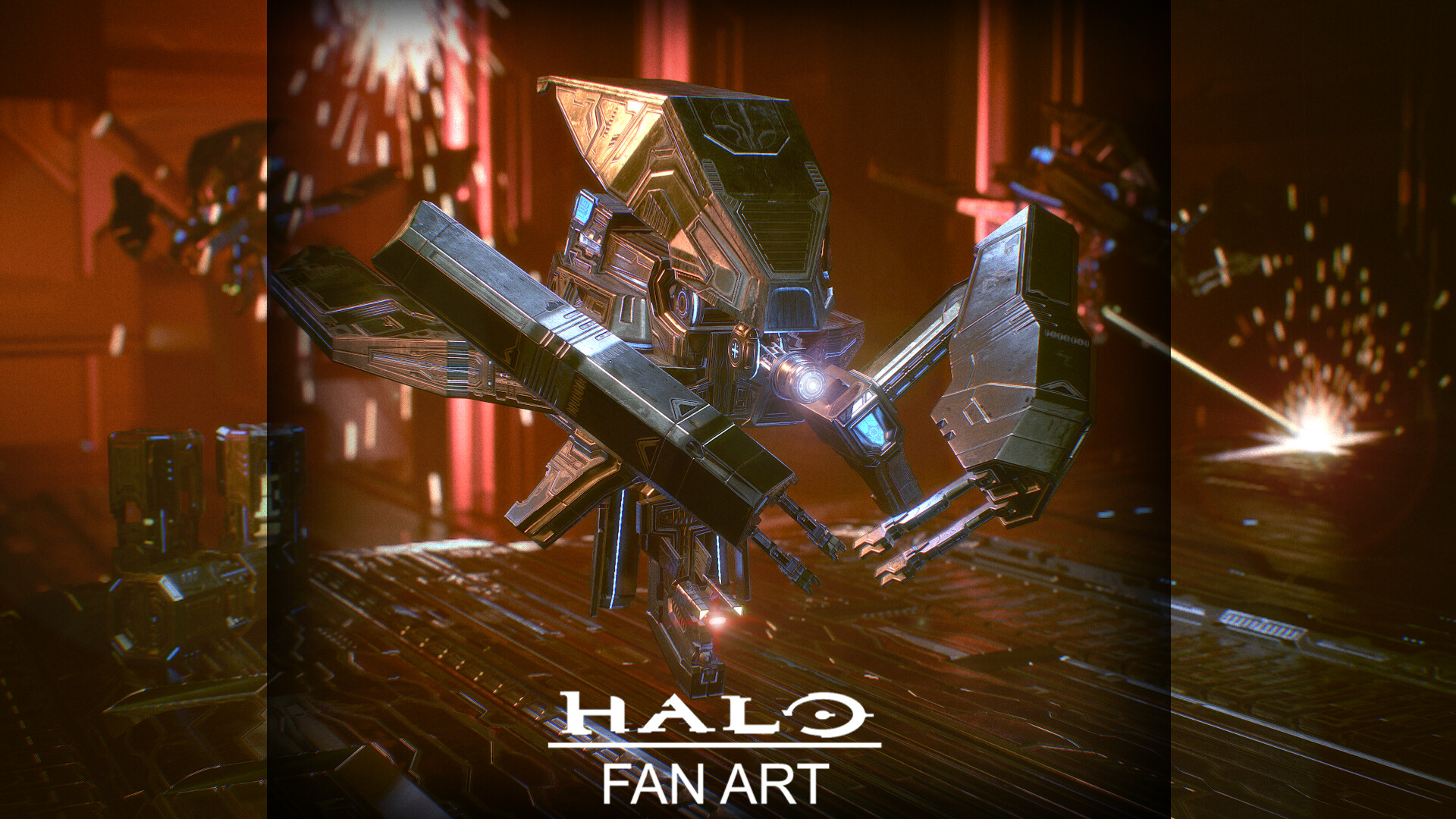 ArtStation - Halo Forerunner Sentinel