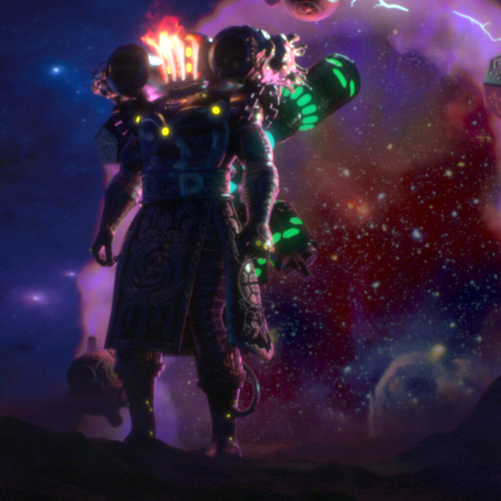 William.T - Cosmic Titan Houdini Vfx - 2019