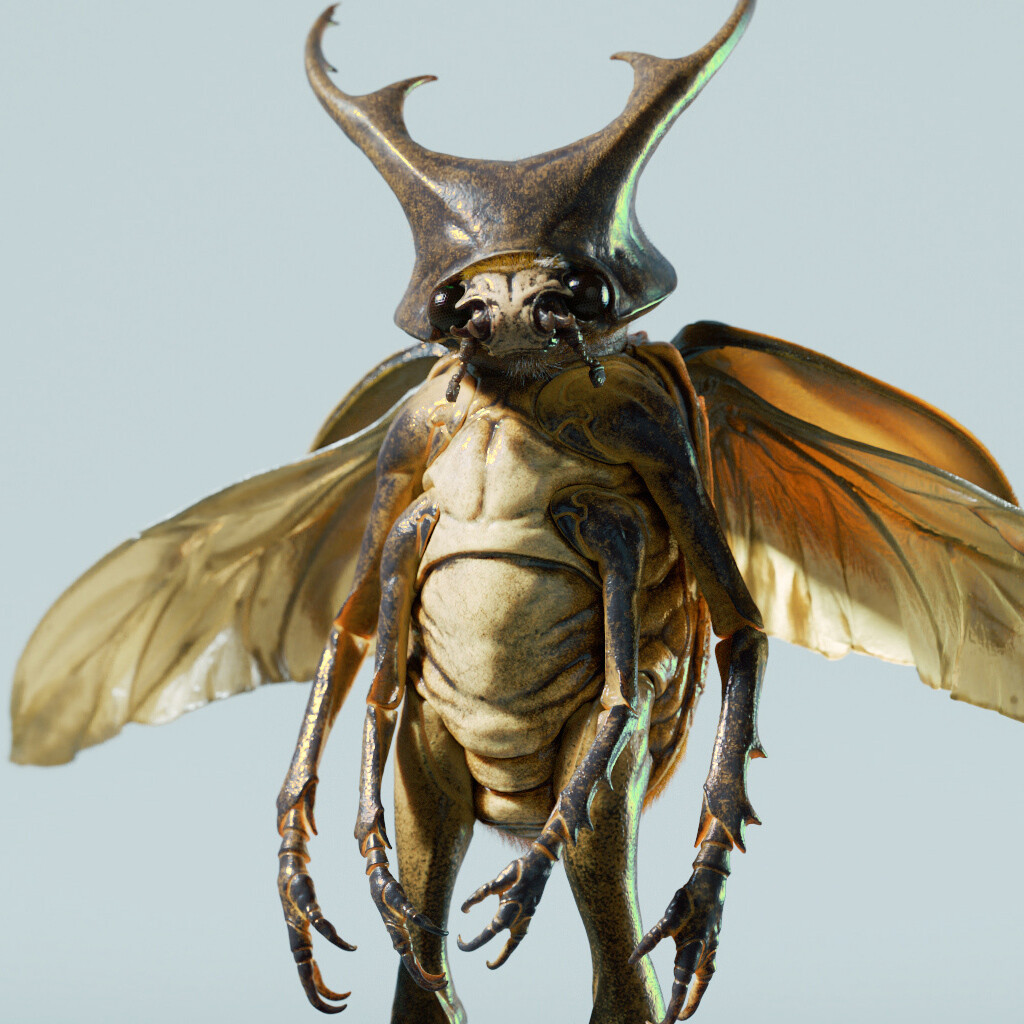 ArtStation - Scarab - open wings