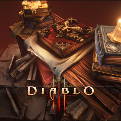 ArtStation - The Book of Cain - Diablo Fanart