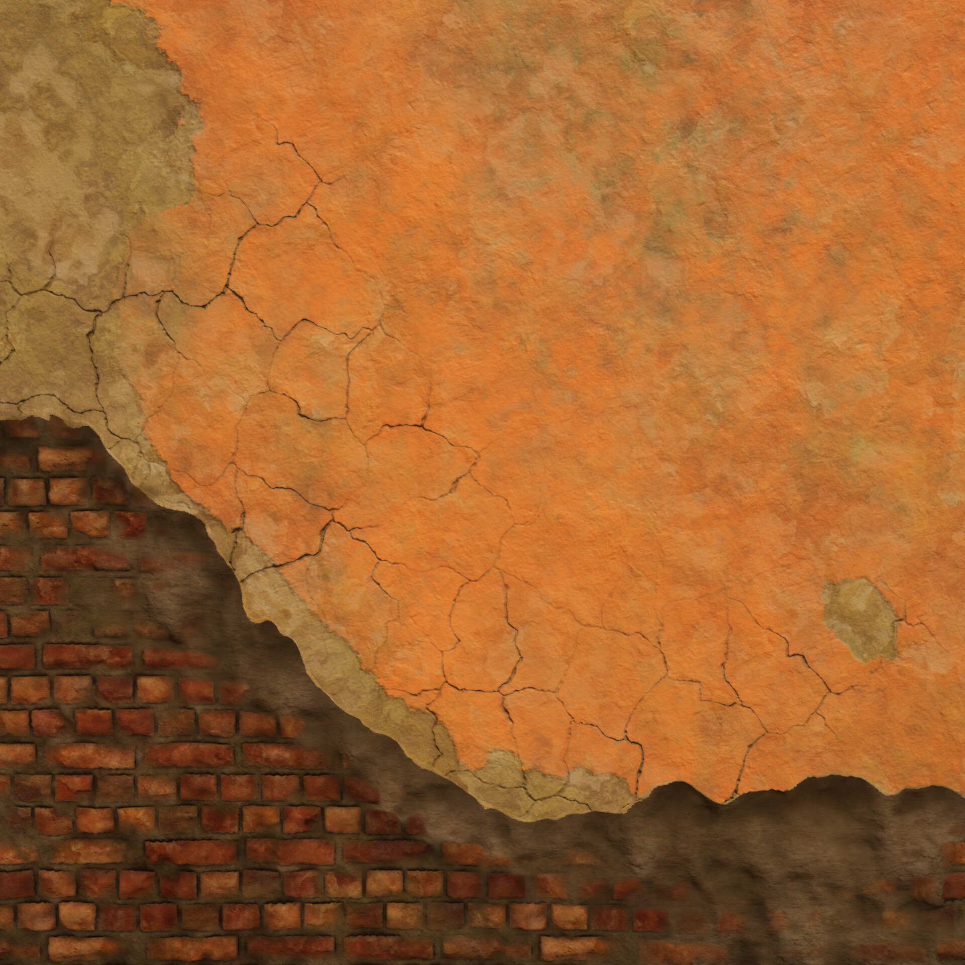 ArtStation - Plastered Wall with Displacement