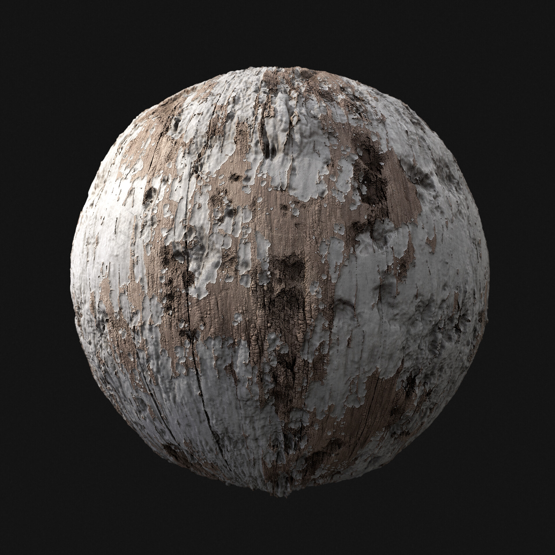 ArtStation - Old Painted Wood - Full Process Series #01