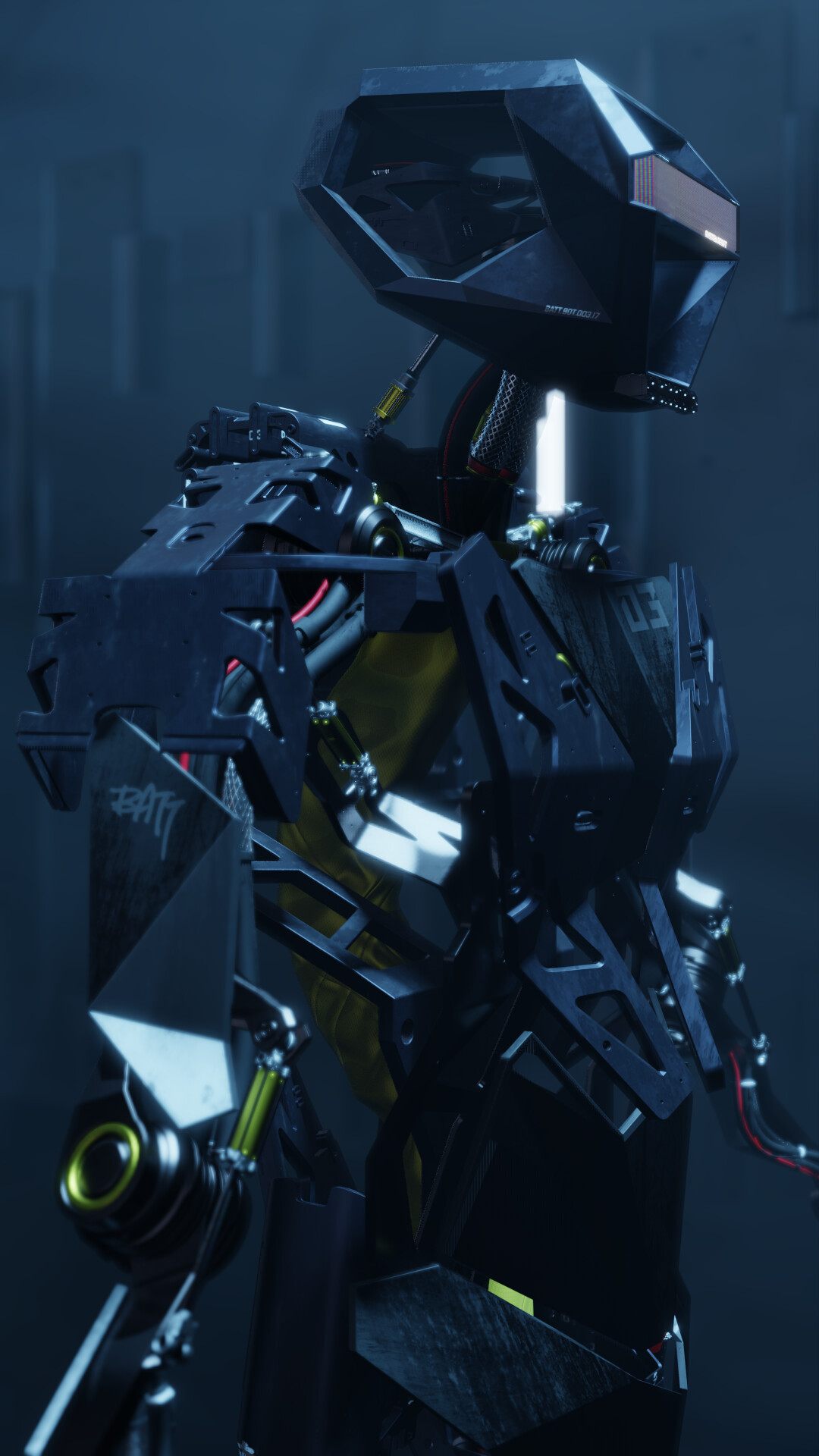 ArtStation - Blender Eevee / Bot_3 / WIP Animation