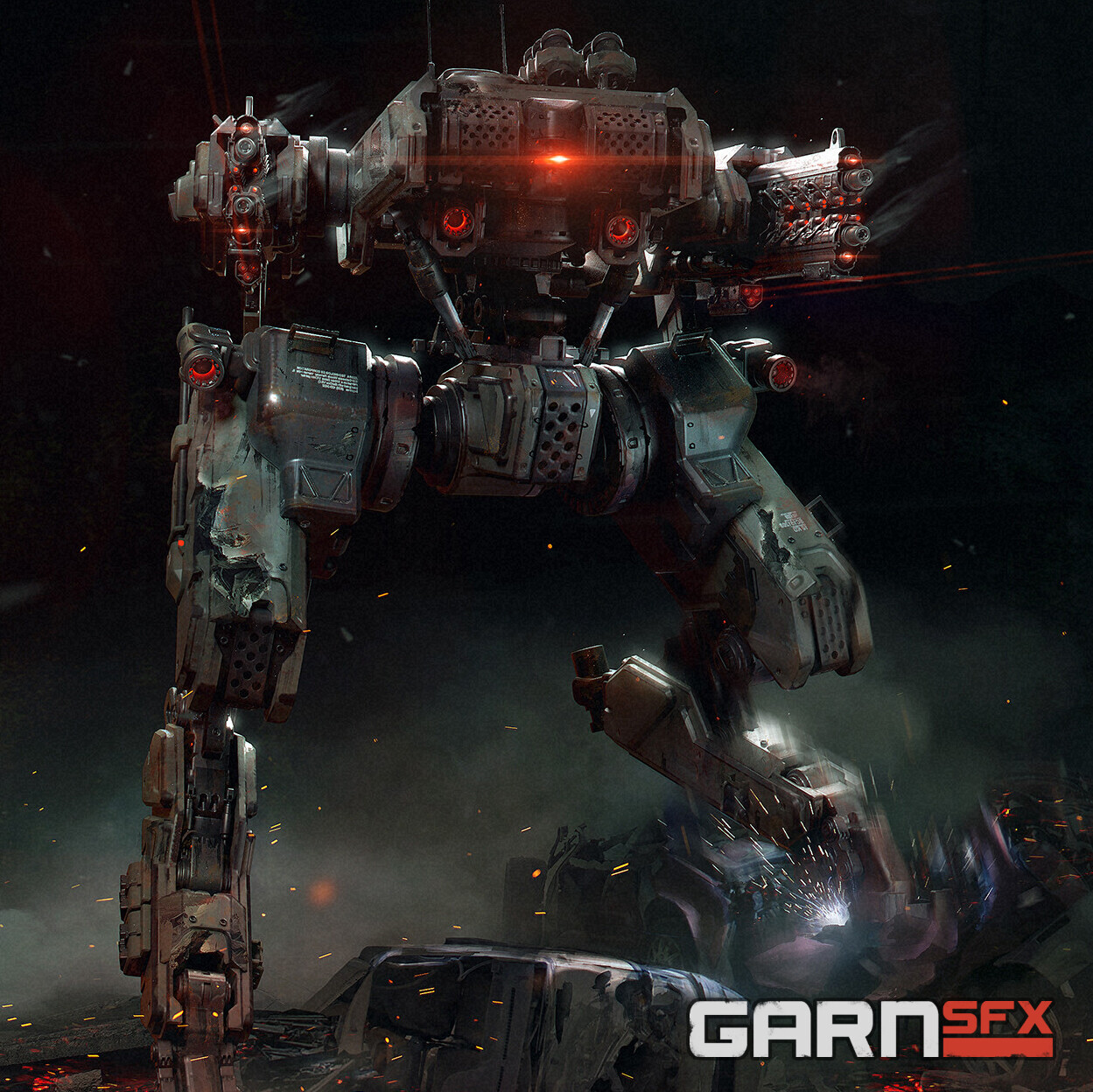 ArtStation - GarnSFX - Mech 01