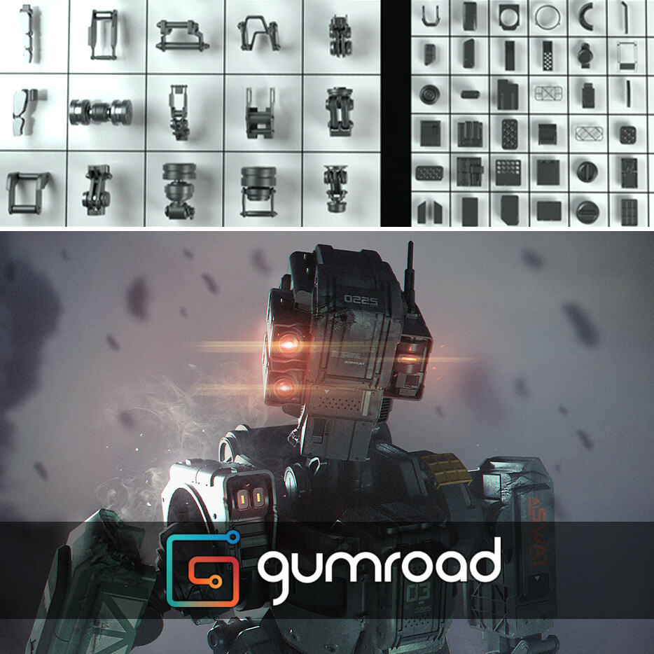 ArtStation - MGD - Kitbash Parts 01