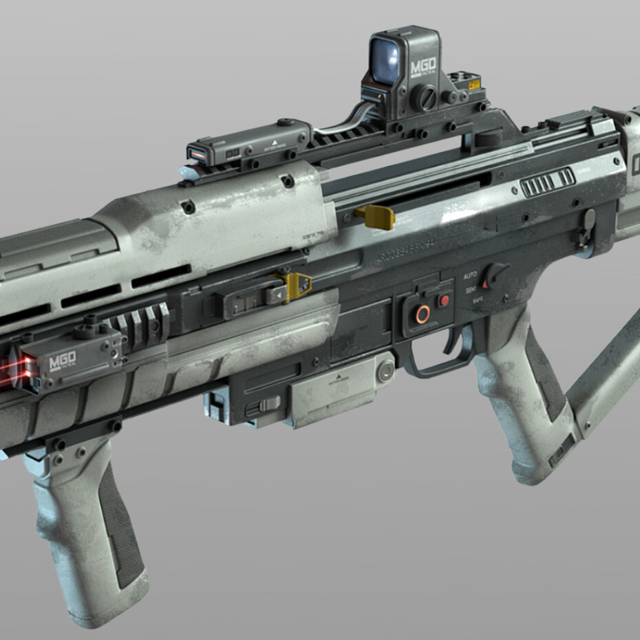 ArtStation - DR3 Defense Rifle
