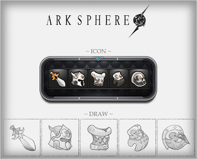 ArtStation - ArkSphere UI & Icon