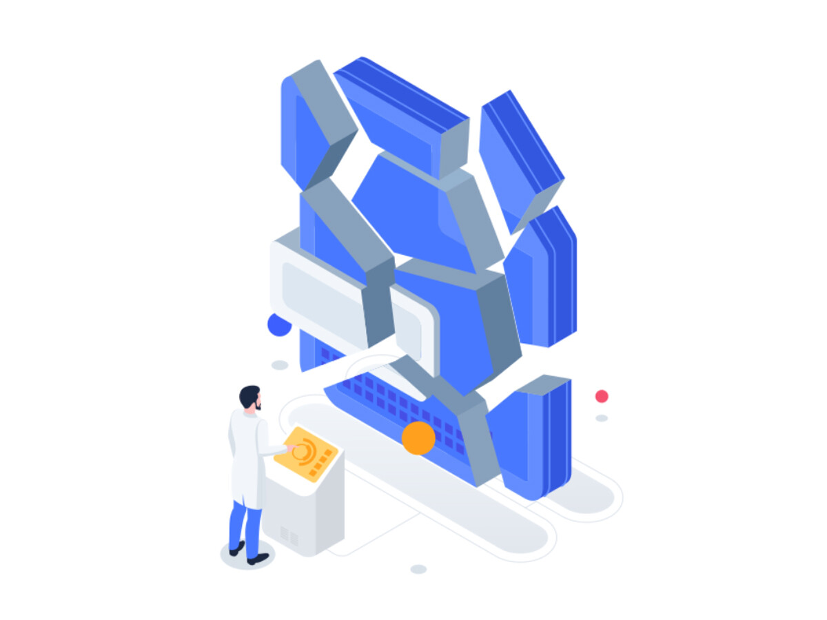 ArtStation - Data recovery isometric animation