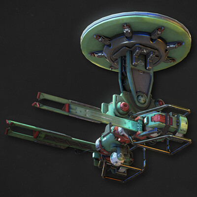 ArtStation - [Simon Fuch's Turret Tutorial]