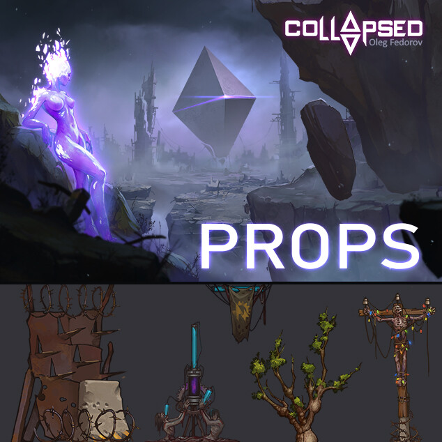 ArtStation - COLLAPSED Декорации