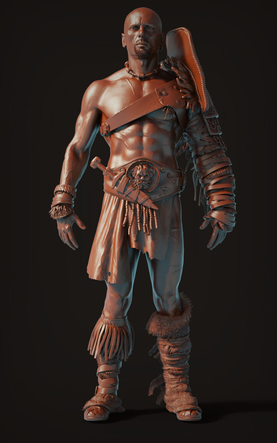 ArtStation - Gladiator (retiarius) high poly