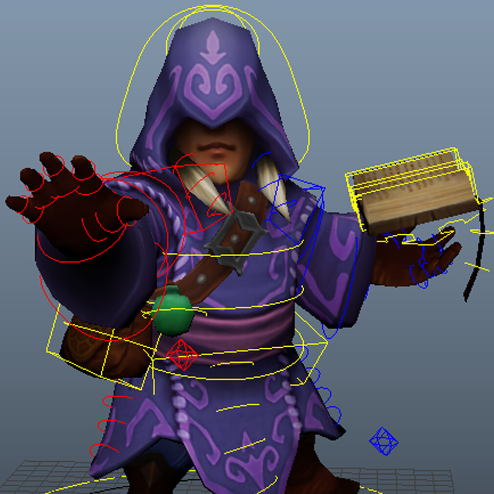 ArtStation - Mini Warlock Rigging