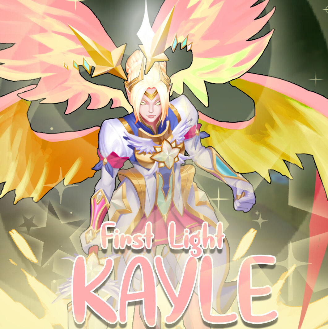 ArtStation - LoL Fanskin: First Light Kayle