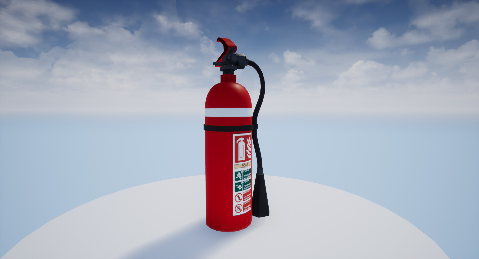 ArtStation - Game Asset - Fire Extinguisher