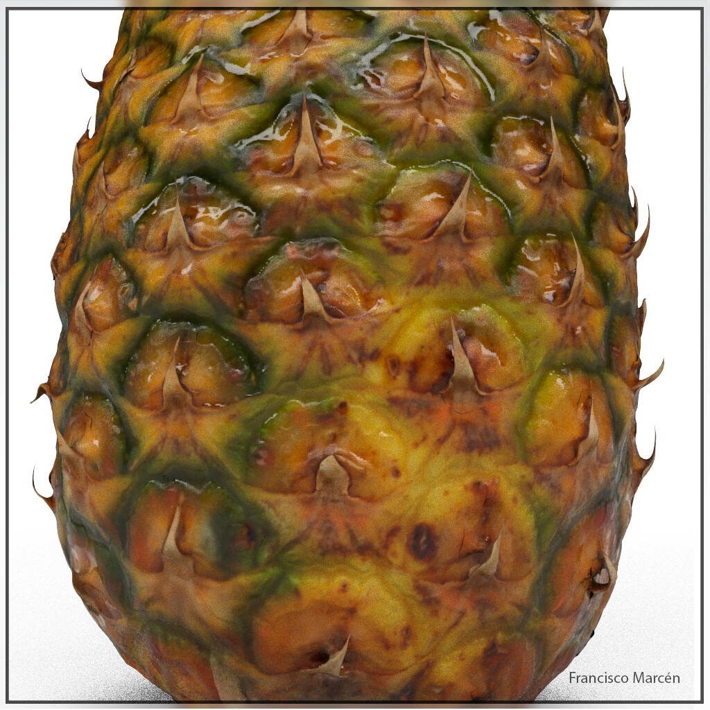 ArtStation - Pineapple 3D photo-scan