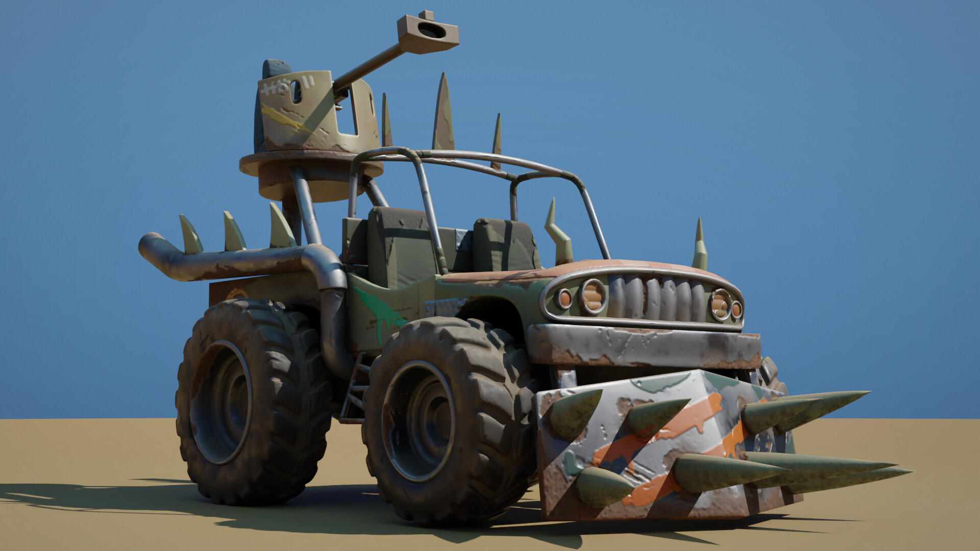 ArtStation - Post-apocalyptic Truck