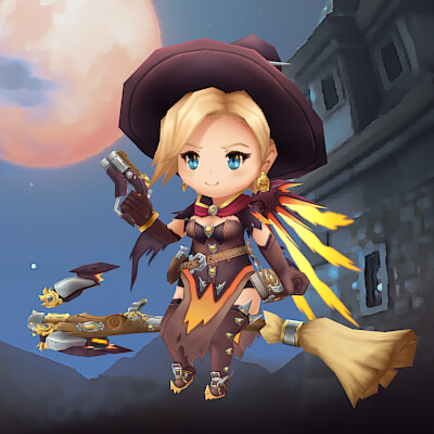 ArtStation - Witch Mercy