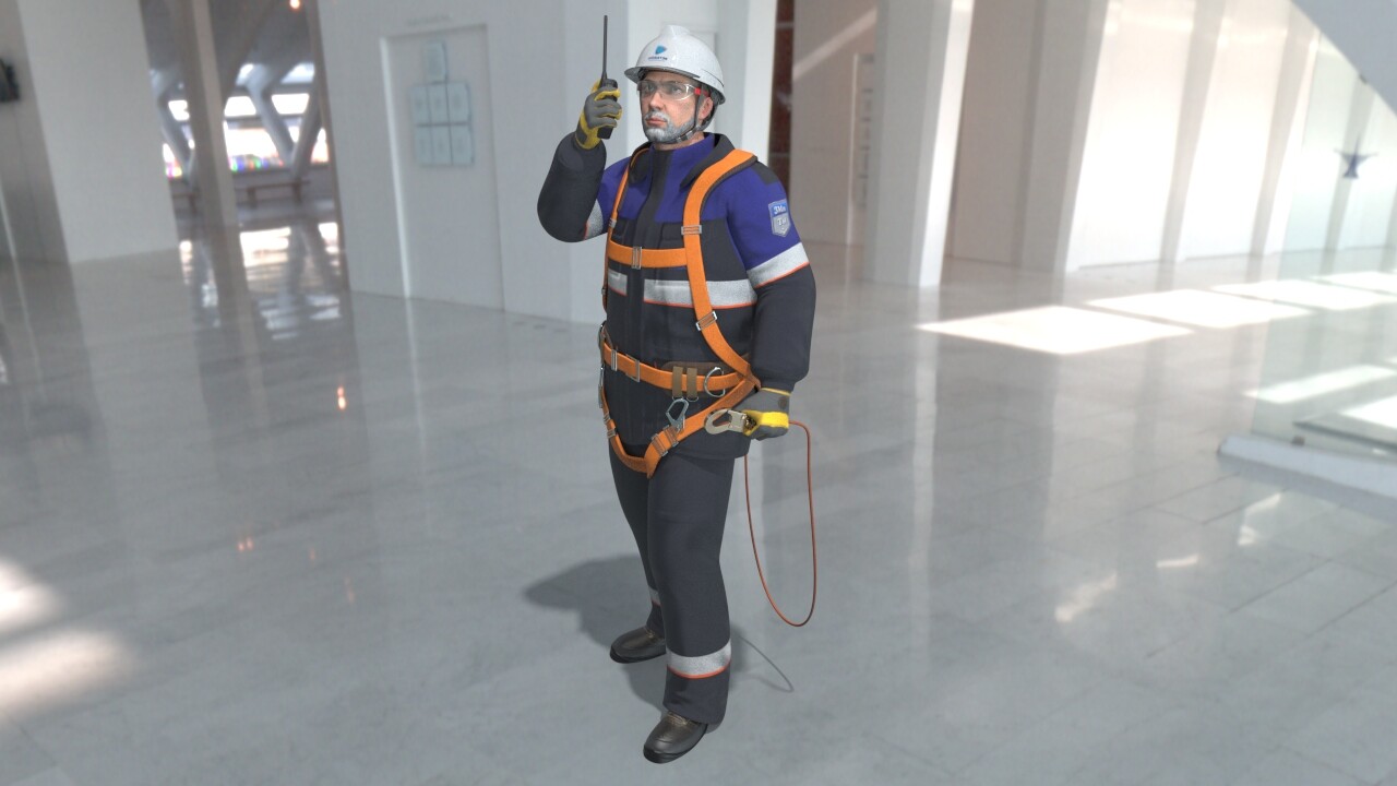 ArtStation - 3d character Worker