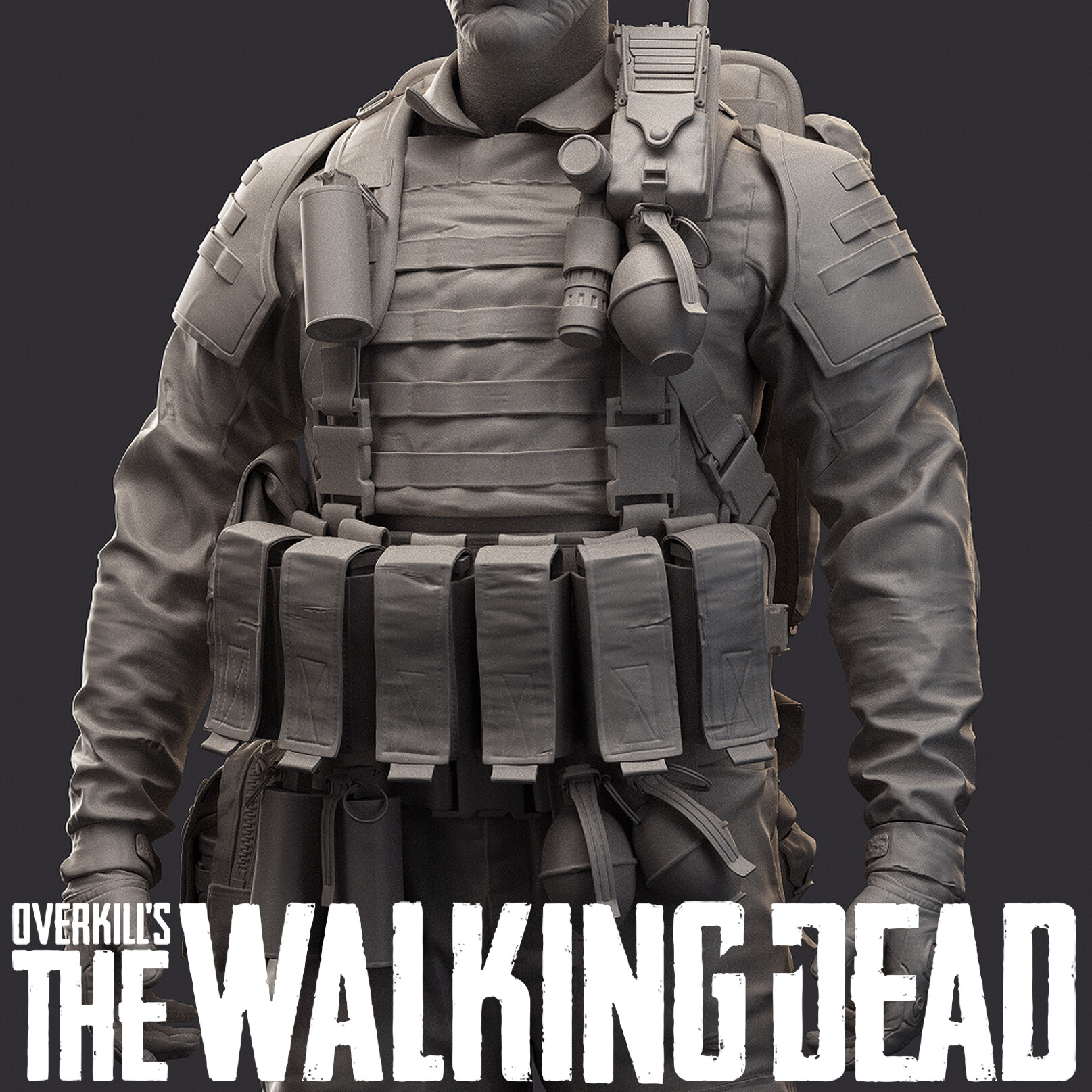 ArtStation - Military Support - Overkill's The Walking Dead