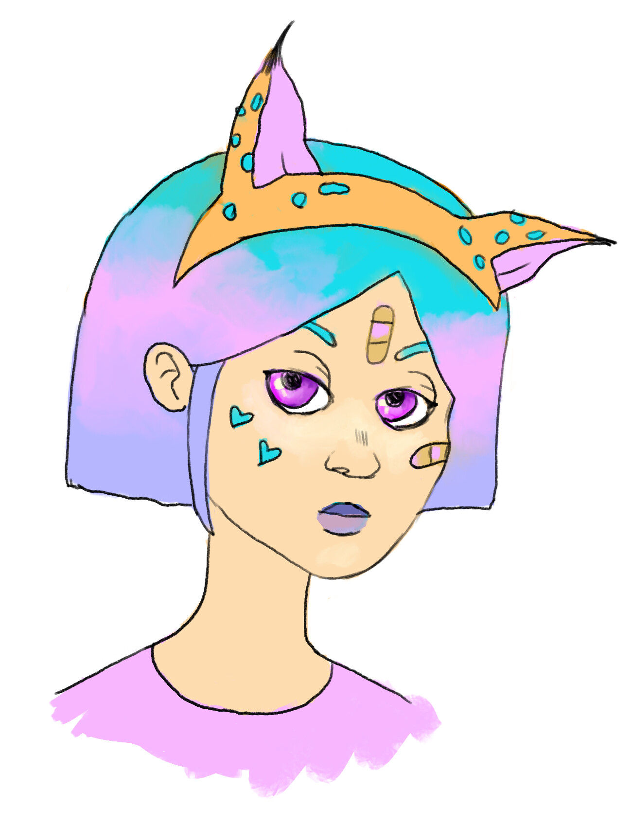 ArtStation - Sunshine Kitty: fast concept for DAISIE X TOVE LO collab