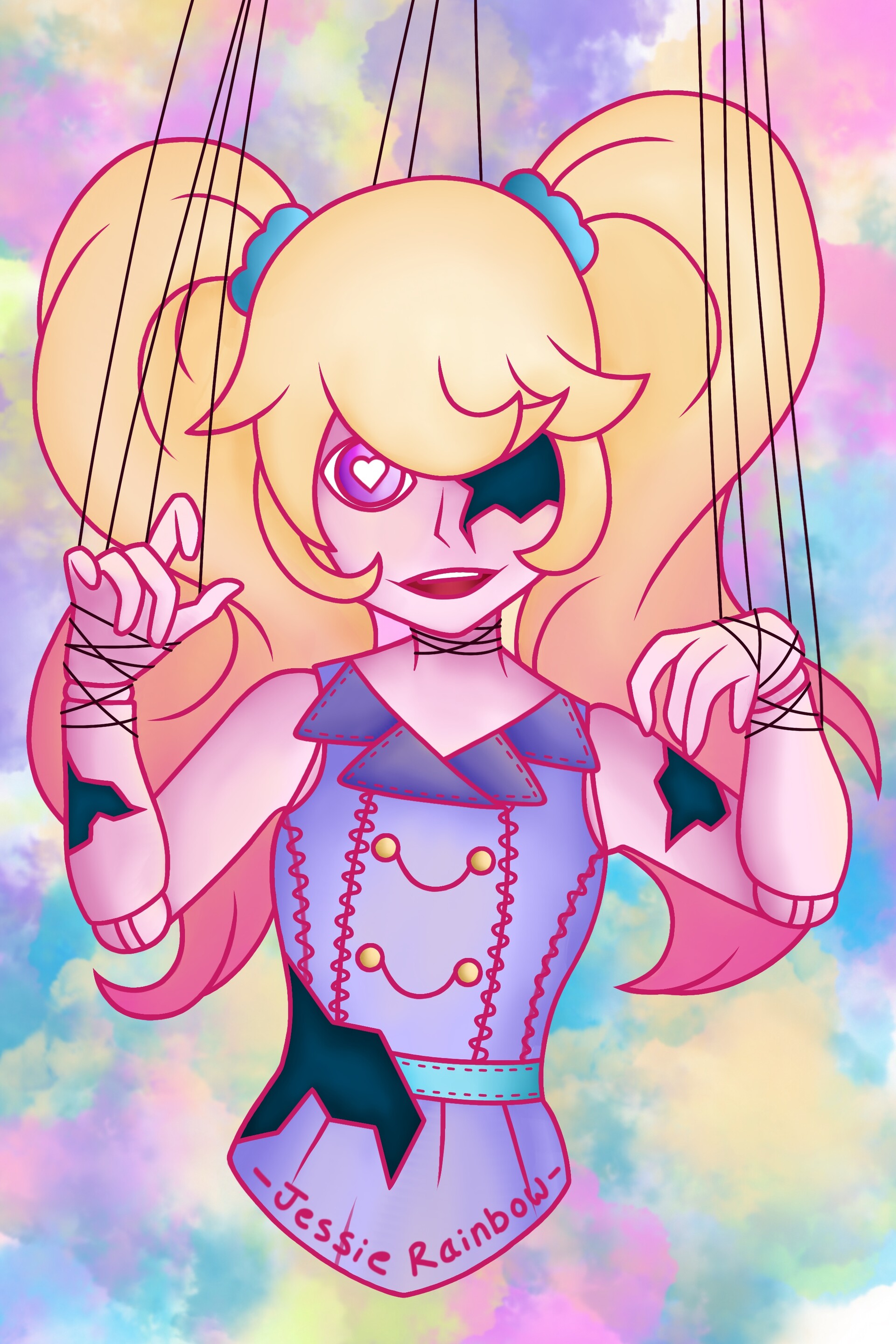 ArtStation - Pastel gore characters