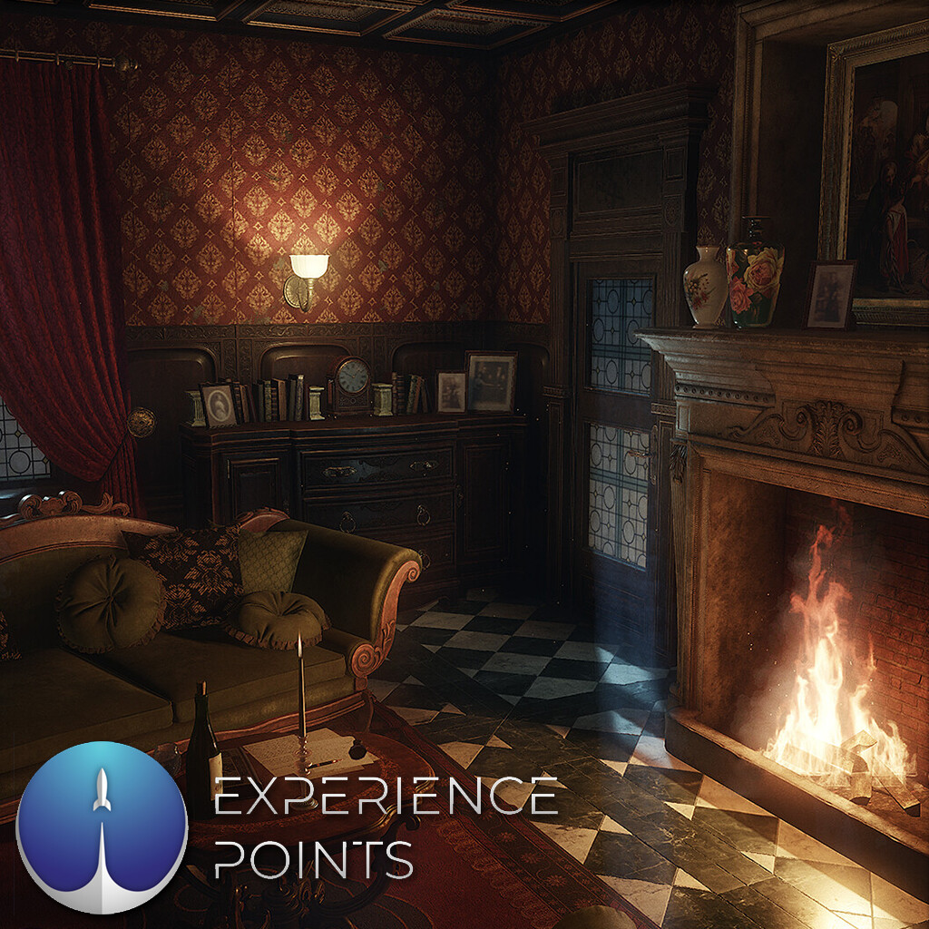 ArtStation - Experience Points - Victorian Room Breakdown