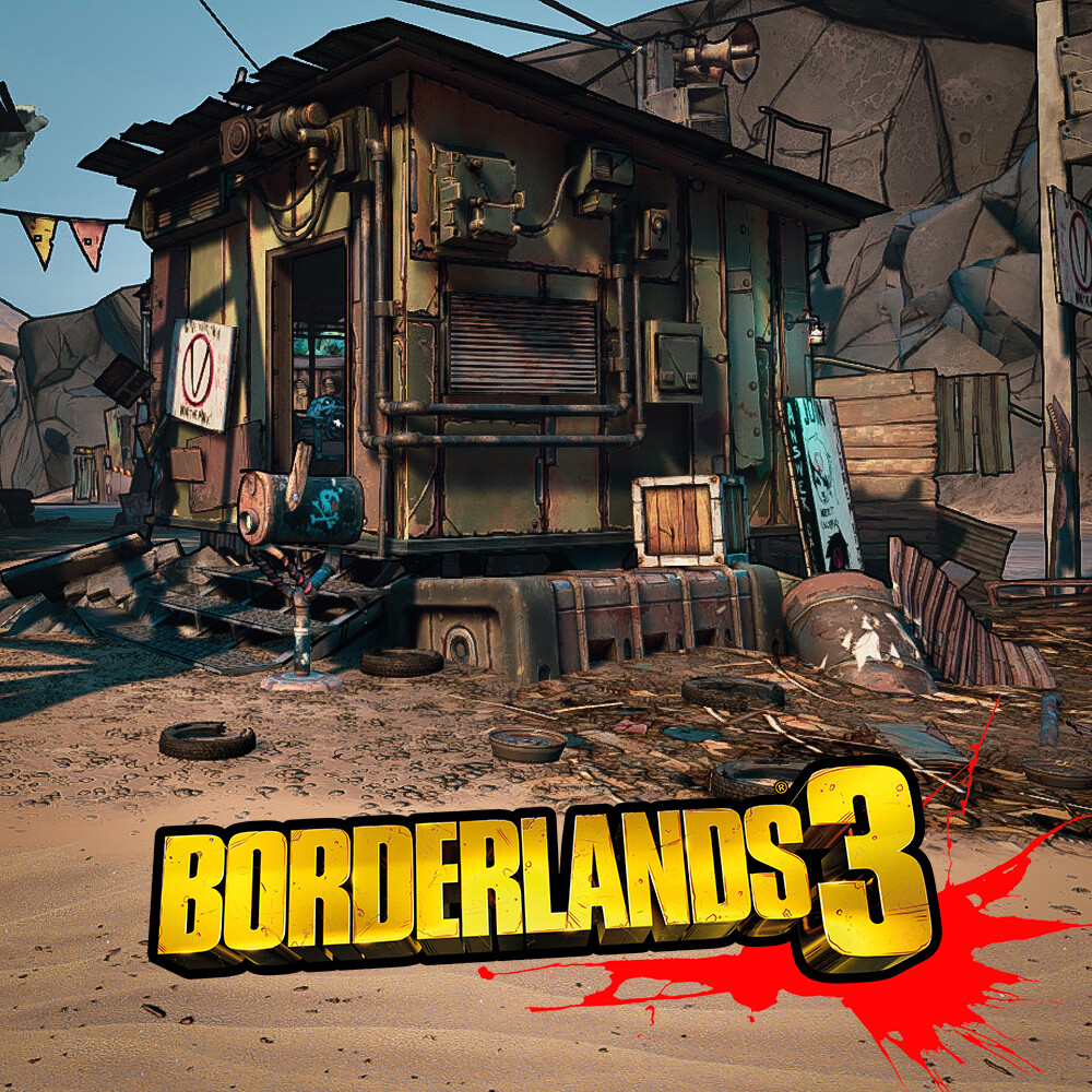 ArtStation - Borderlands 3 Industrial Shacks