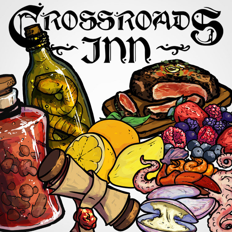 ArtStation - Crossroads Inn - UI - drawn icons