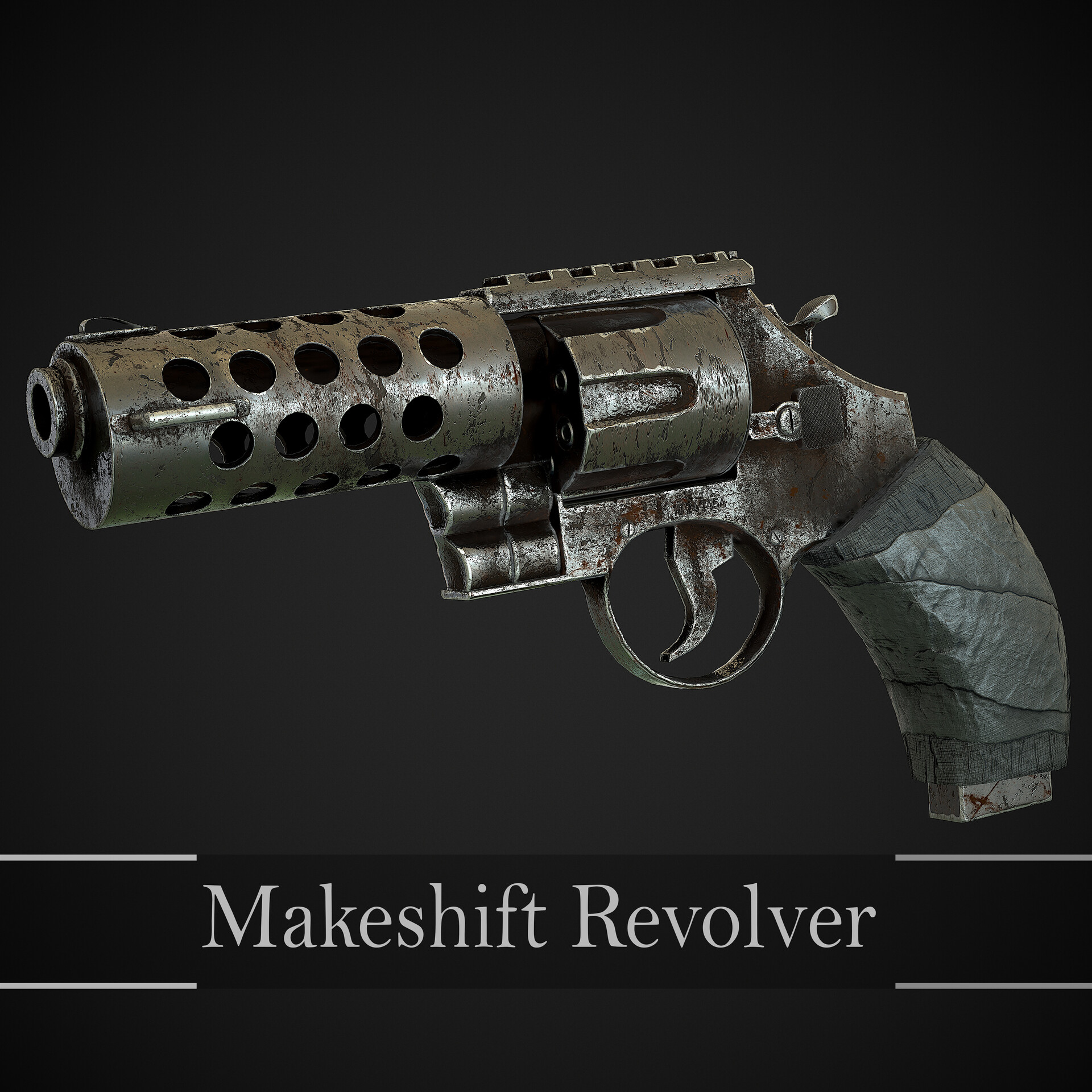 ArtStation - Makeshift Revolver