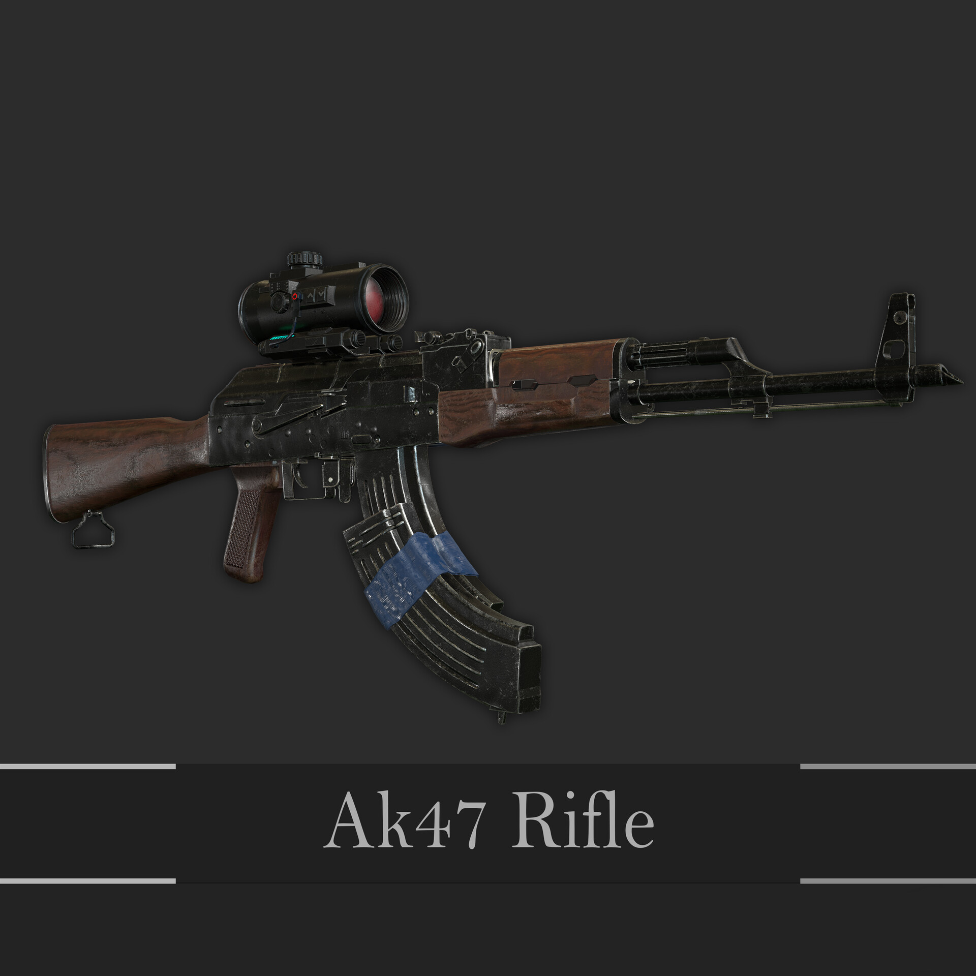 ArtStation - AKM Rifle Modified