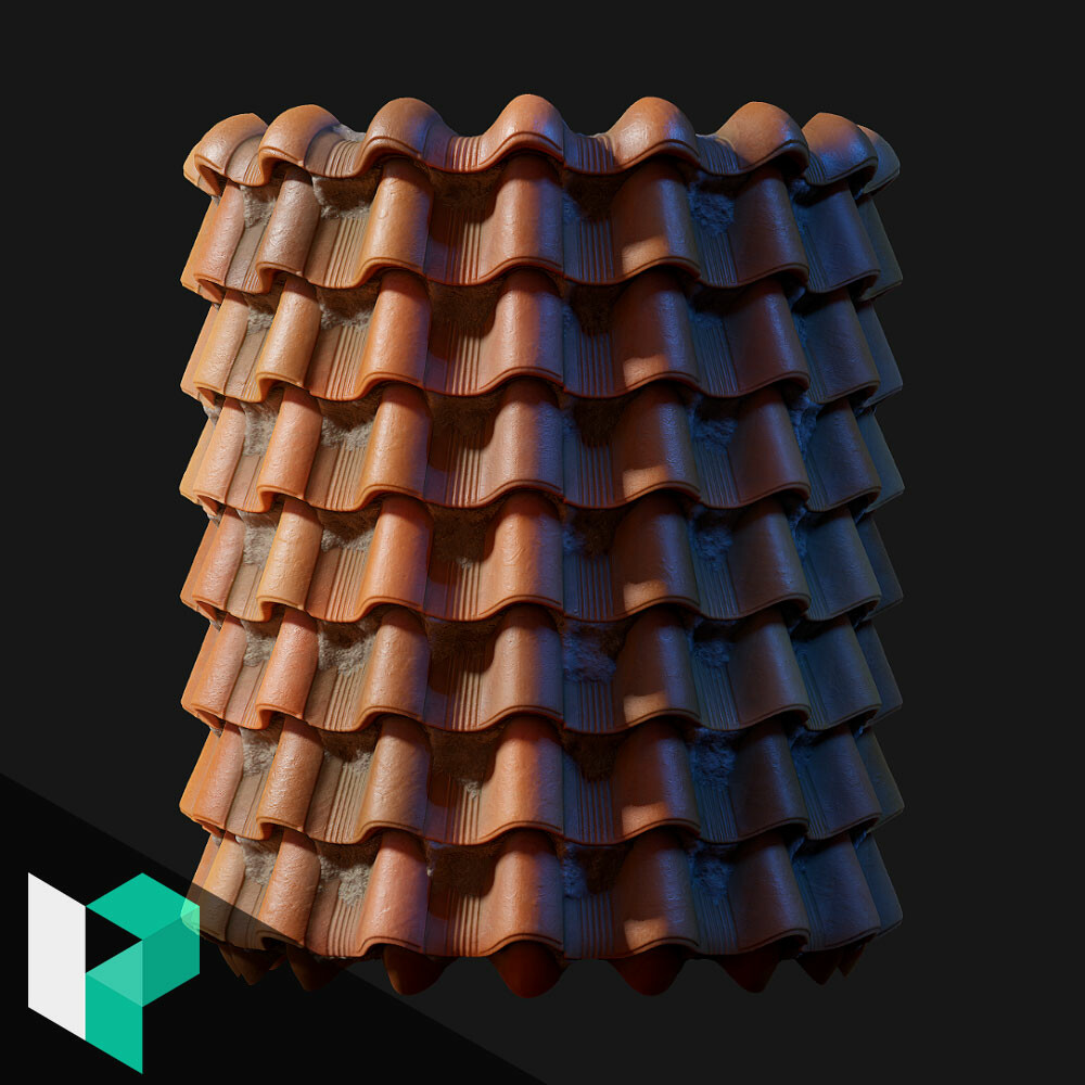 ArtStation - Tutorial | Substance Designer | Roof Tiles