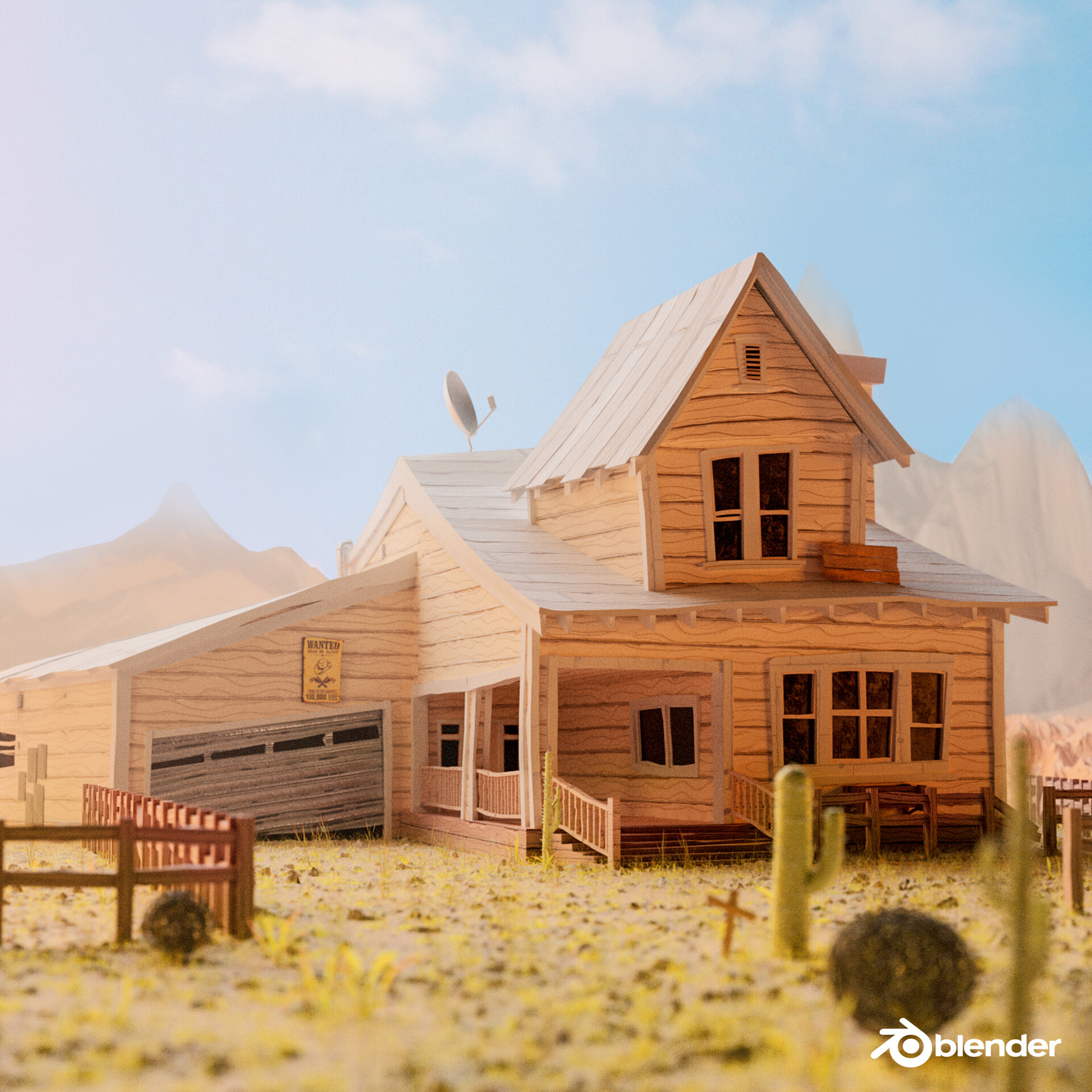 ArtStation - Desert House, Enric Trullols