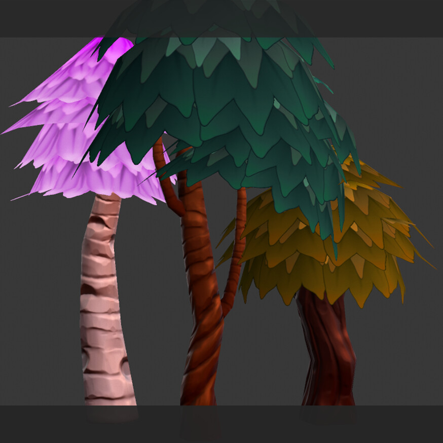ArtStation - Stylized Tree Assets