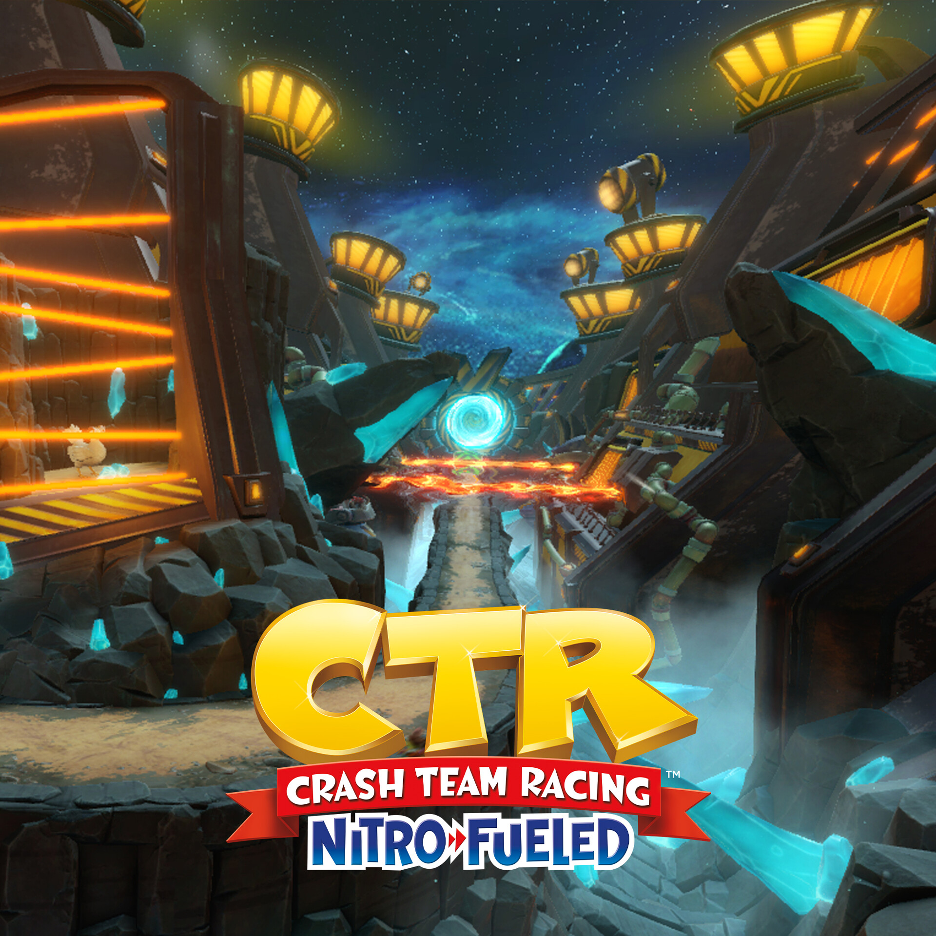 ArtStation - Hyper Spaceway - Crash Team Racing Nitro Fueled