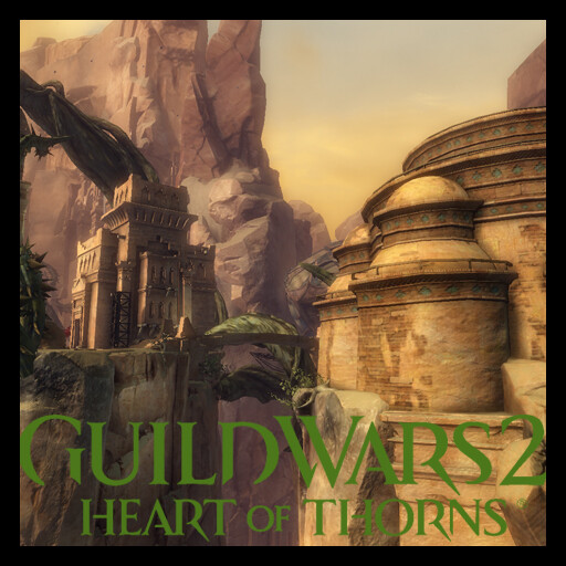 ArtStation - GW2 Heart of Thorns Arid Guild Housing.