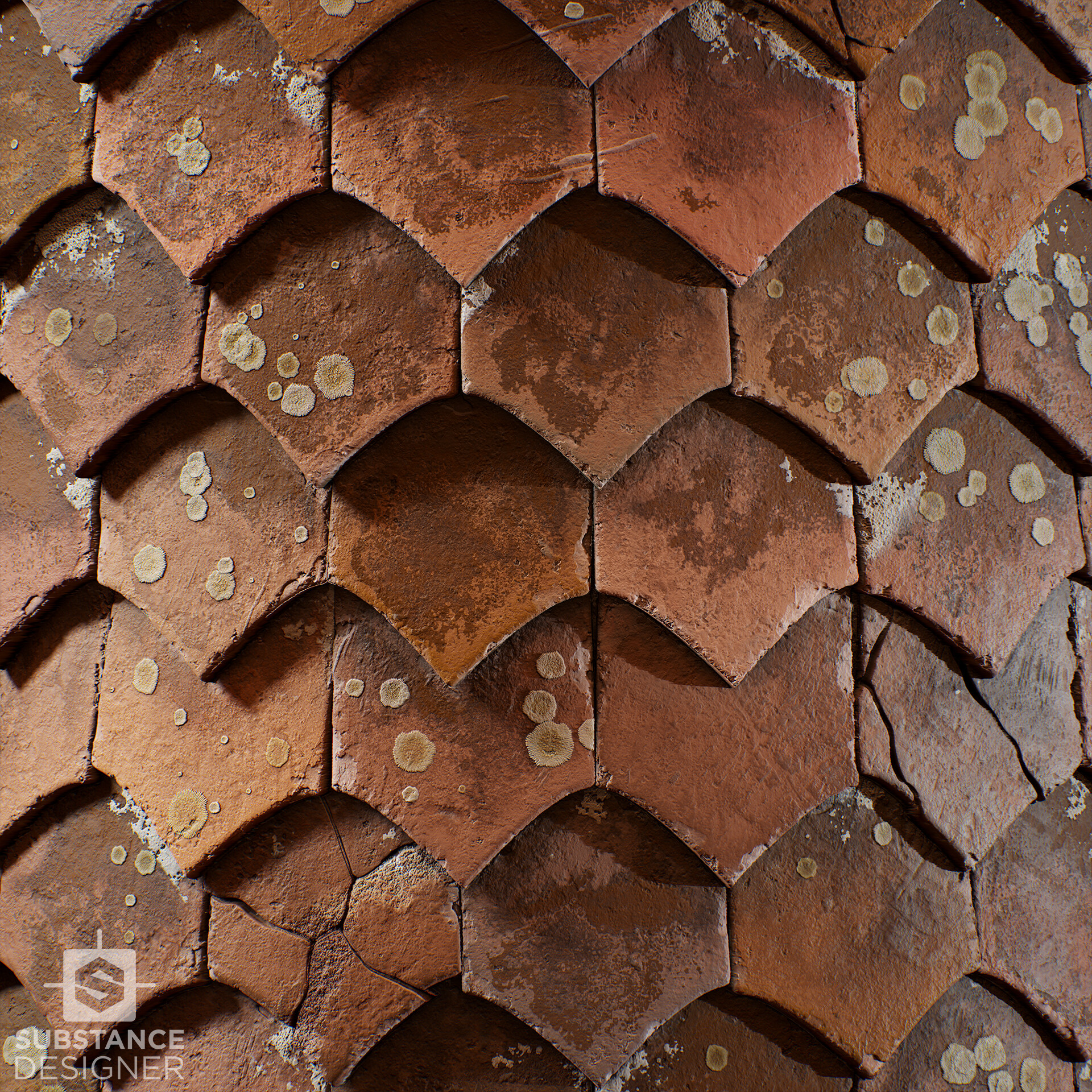 ArtStation - Roof Tiles