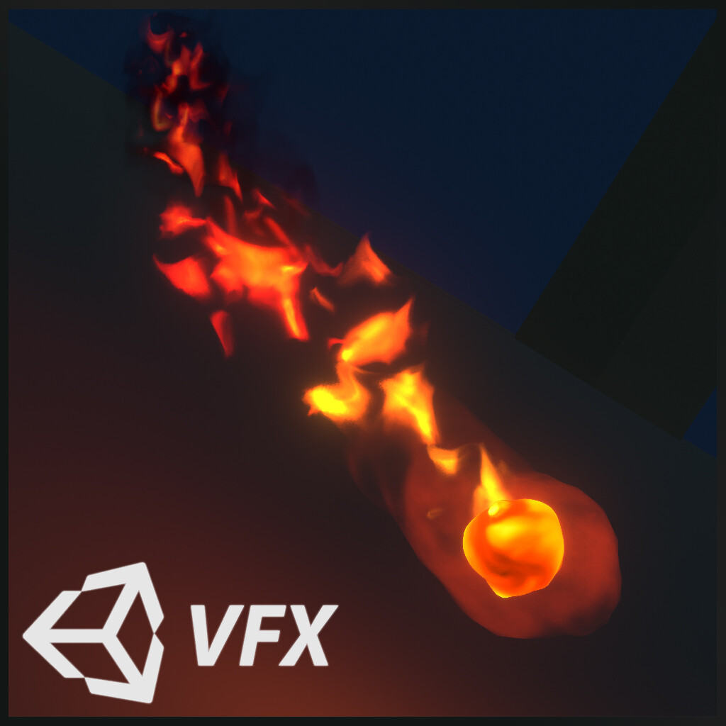 ArtStation - Fire Ball VFX (Unity)