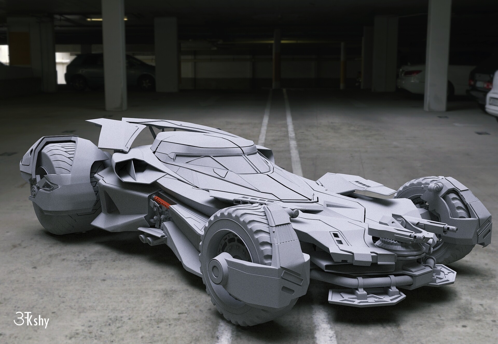 ArtStation - Justice League Batmobile