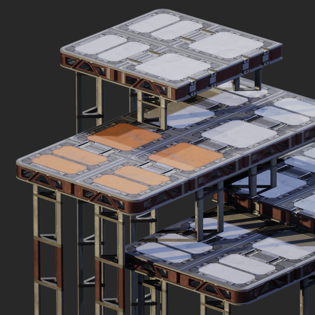 ArtStation - Sci-fi Platforms