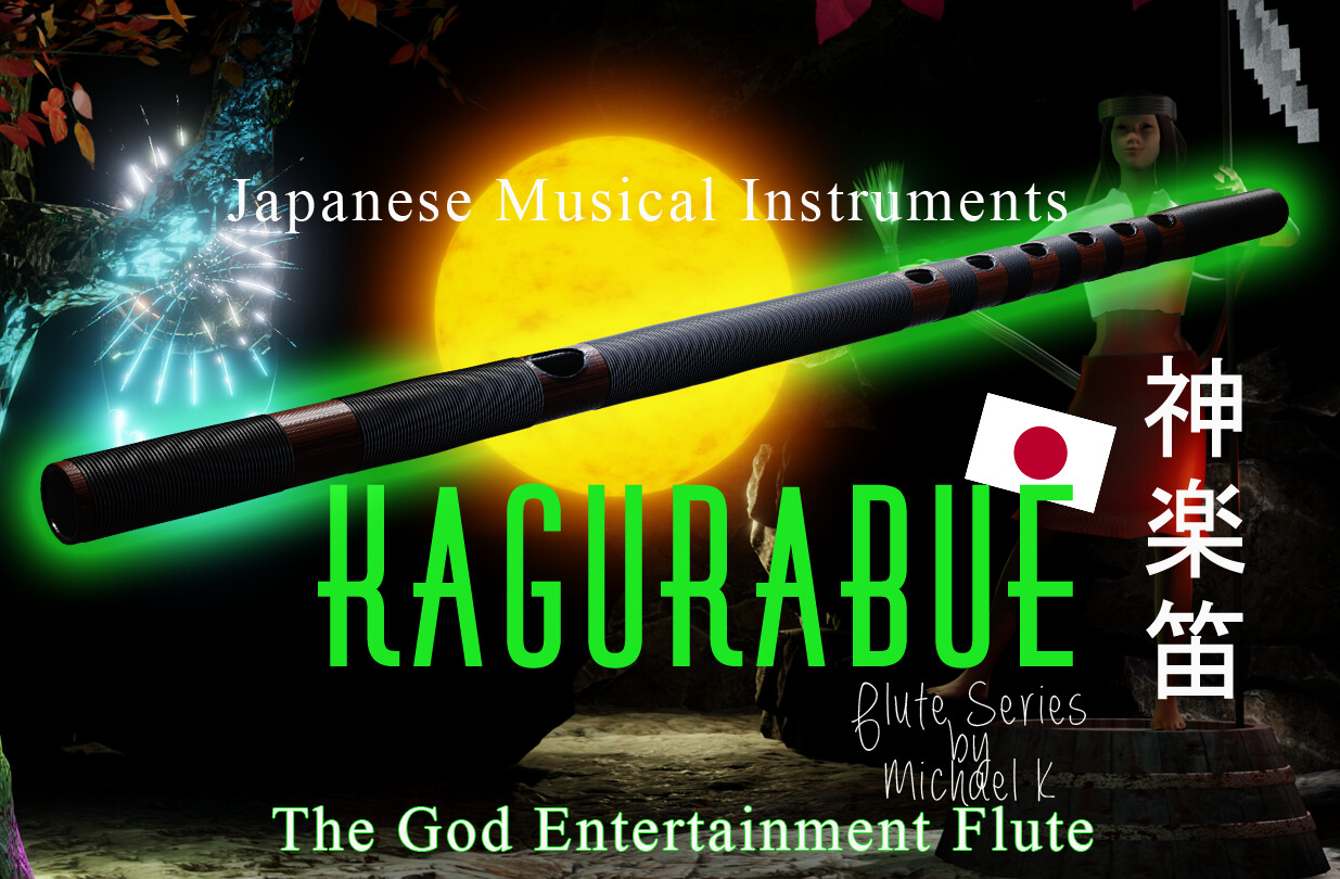 ArtStation - Japanese Musical Instruments - Flutes series - Part 5 ...