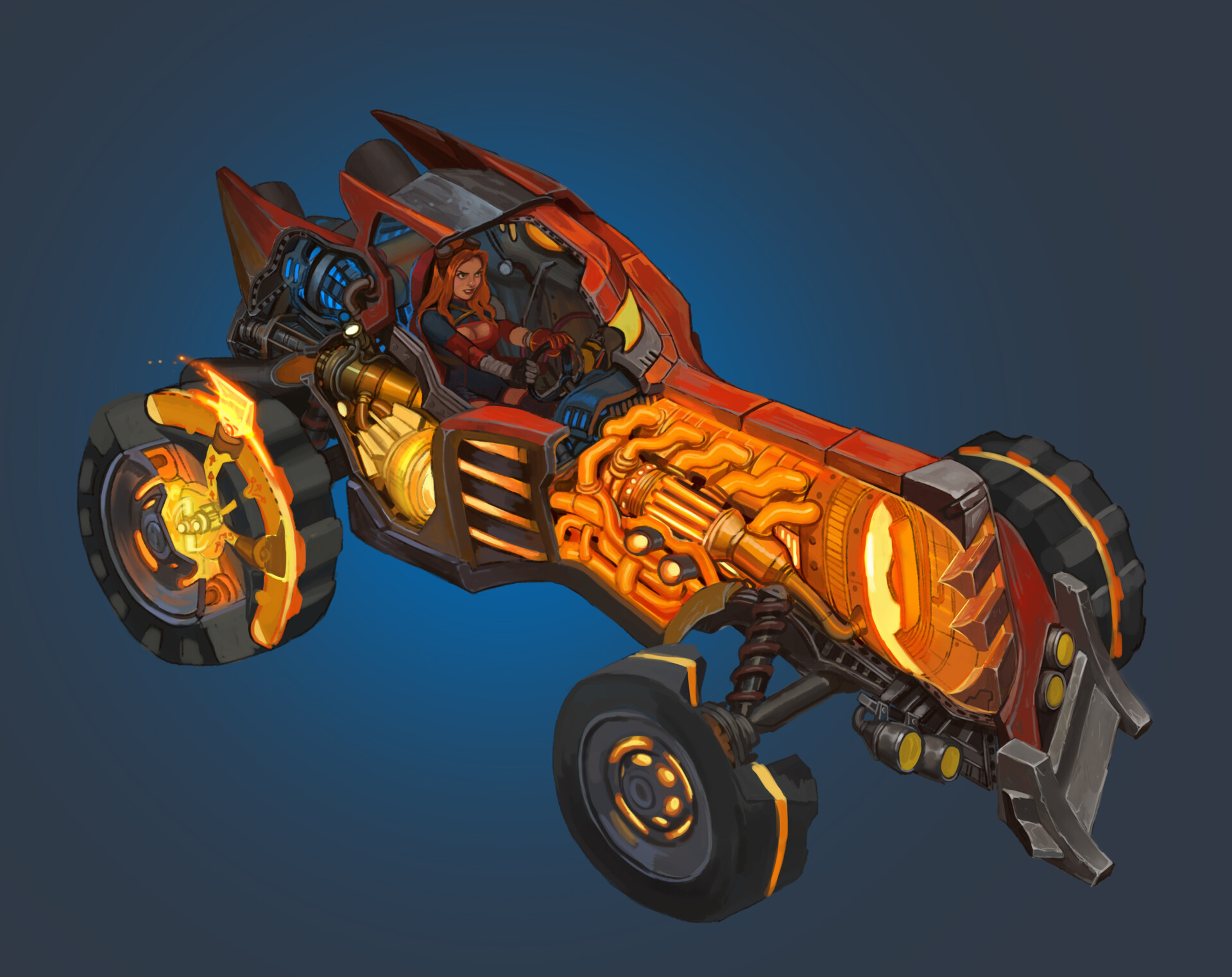 ArtStation - Heavy Metal Machines Cross-sections